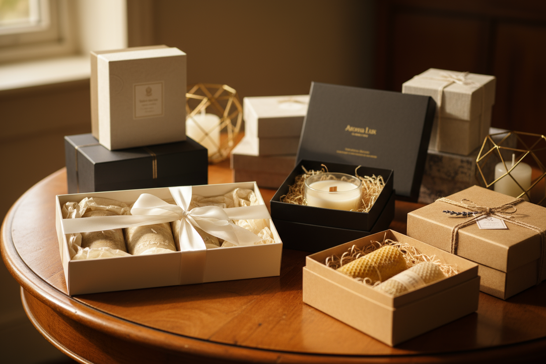 How to Create Stunning Candle Gift Sets, Boxes & Baskets – The Flaming ...