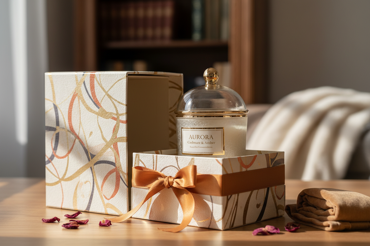 Candle Gift Wrap Tips: How to Wrap a Candle as a Gift – The Flaming Candle