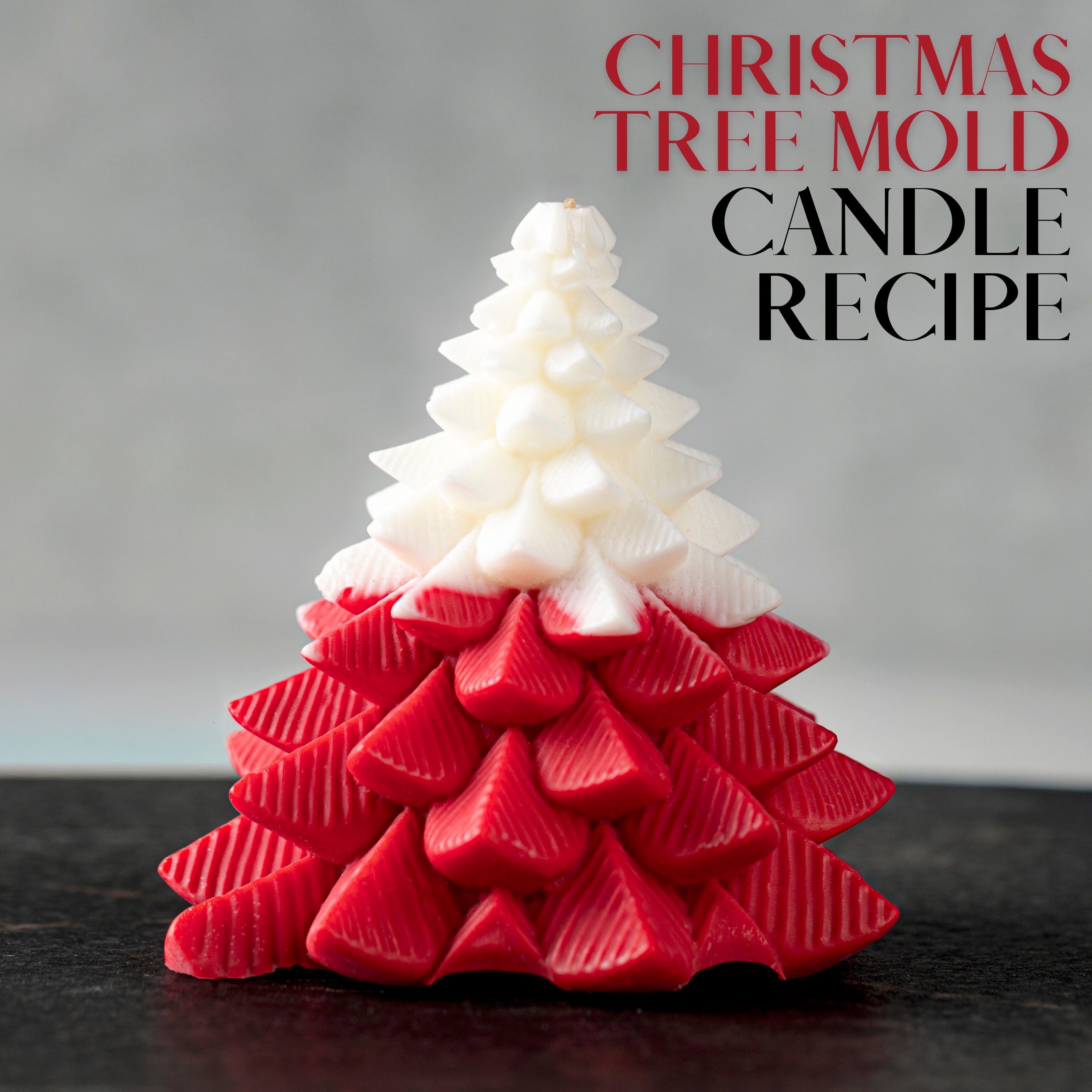 Christmas Tree Mold Candle Recipe - The Flaming Candle Company