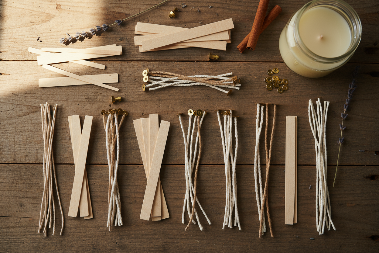 Wick Guide and Size Chart for Candles | The Flaming Candle