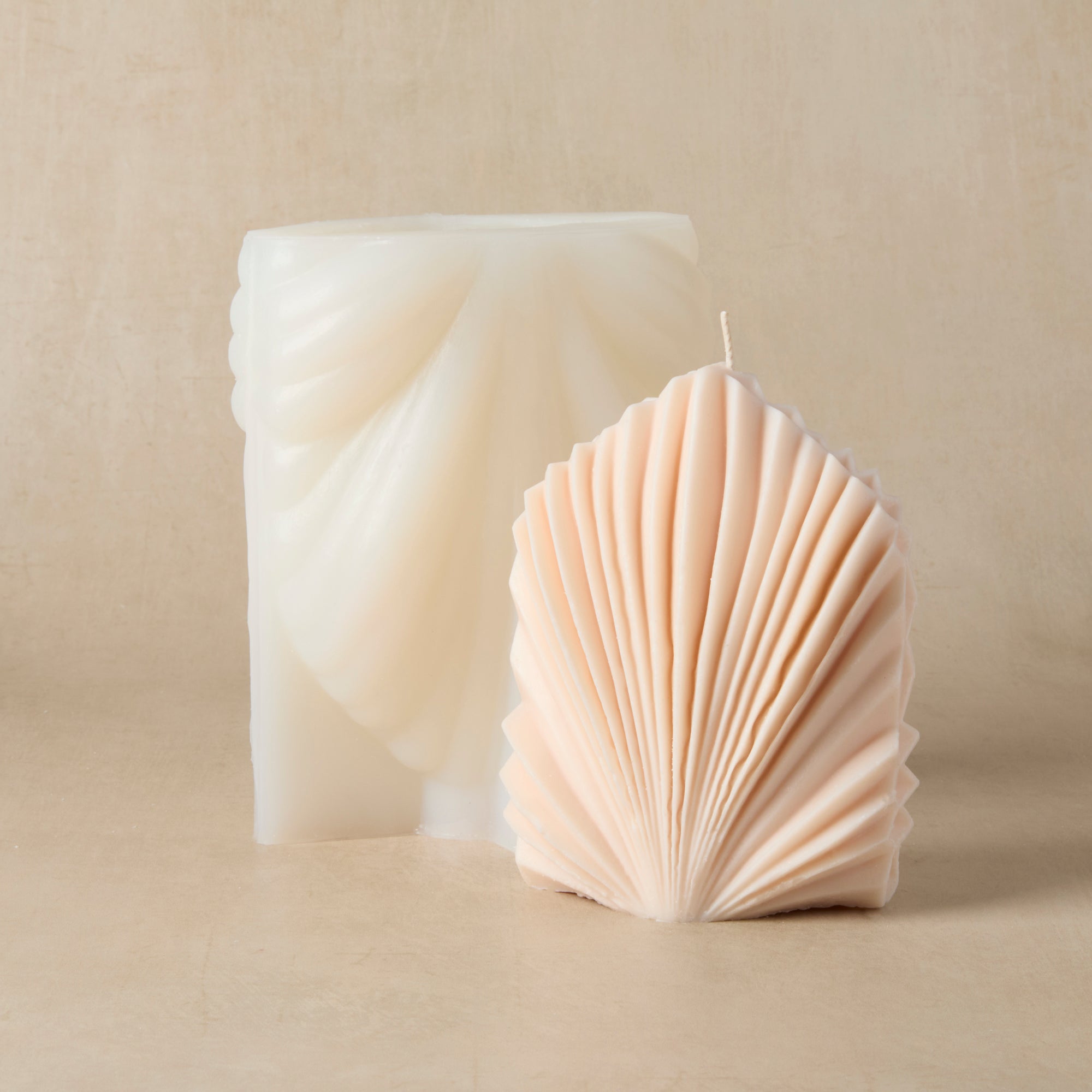 Pleated Shell Silicone Mold - Molds - for Soap & Candle Making - 1 pc ...