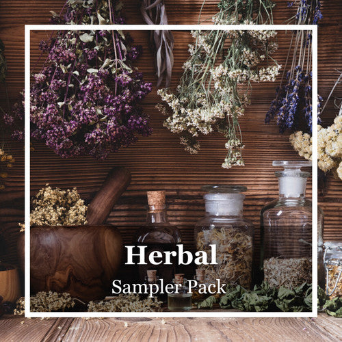 Herbal Fragrance Oil Sampler - Sample Set - for Soap & Candle Making ...